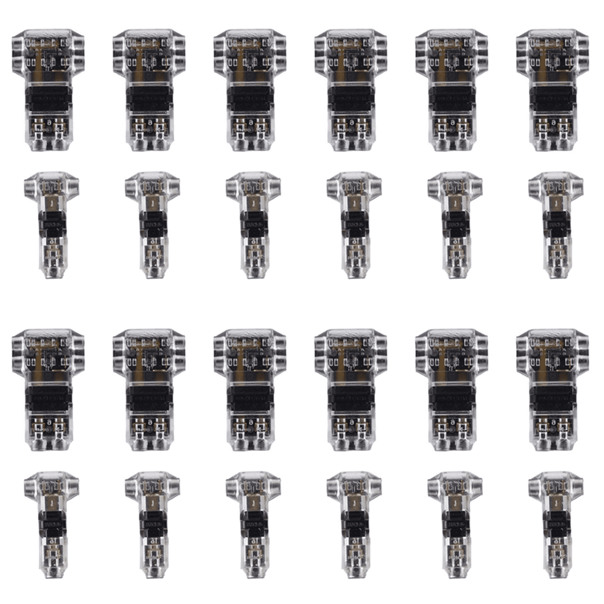 Tap Wire Connectors for 14-18 AWG Wires, No Wire Stripping 3 Way Wire ...