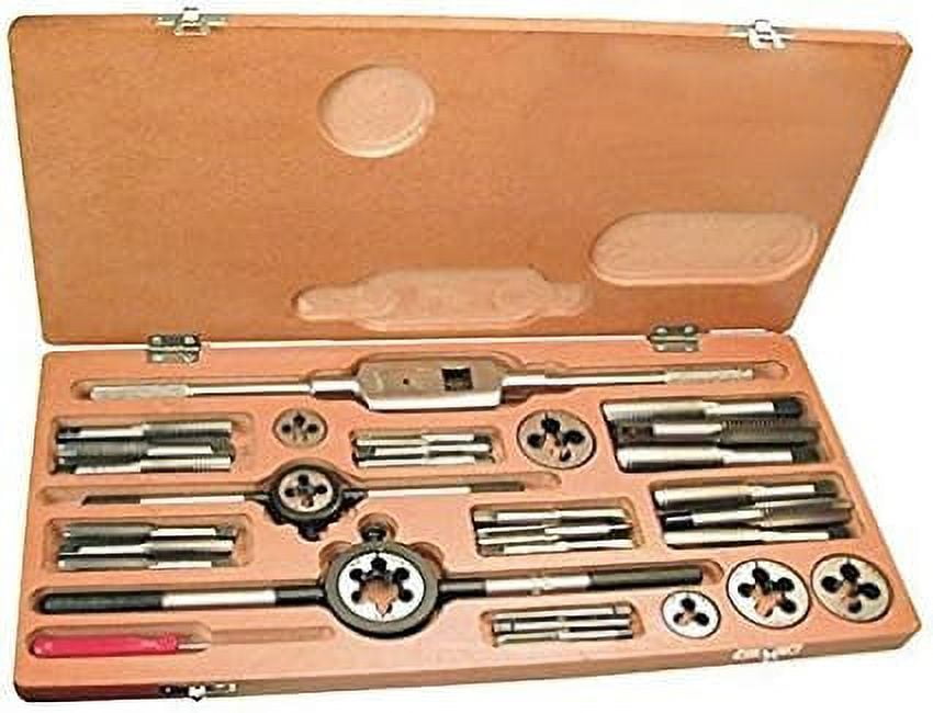 Tap and Dies Set 1/4 to 1/2 British Standard Fine- Boxed Complete BSF ...