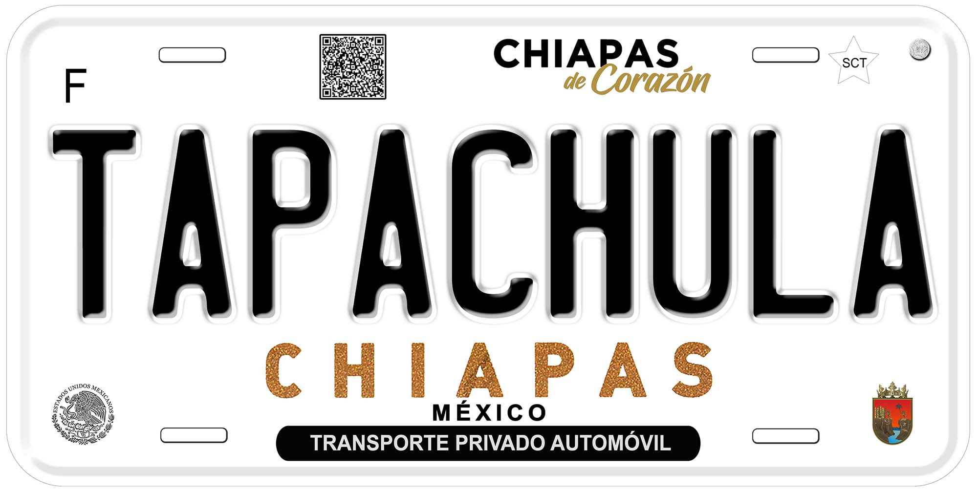 Tapachula Chiapas Mexico Novelty Car License Plate - Walmart.com