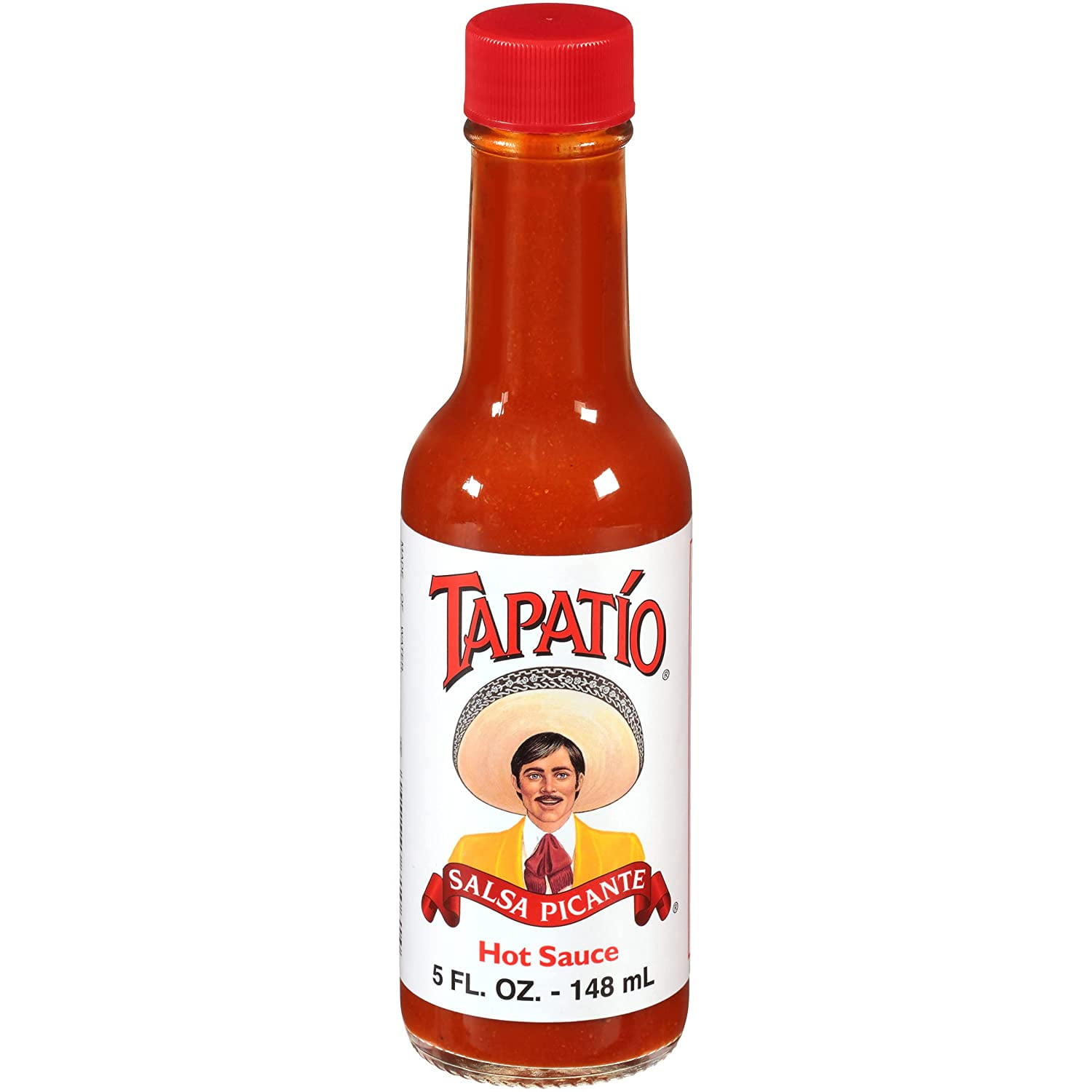 Tapatio Salsa Picante Hot Sauce, Medium Heat, Non Fat, Zero Calories, 5 ...