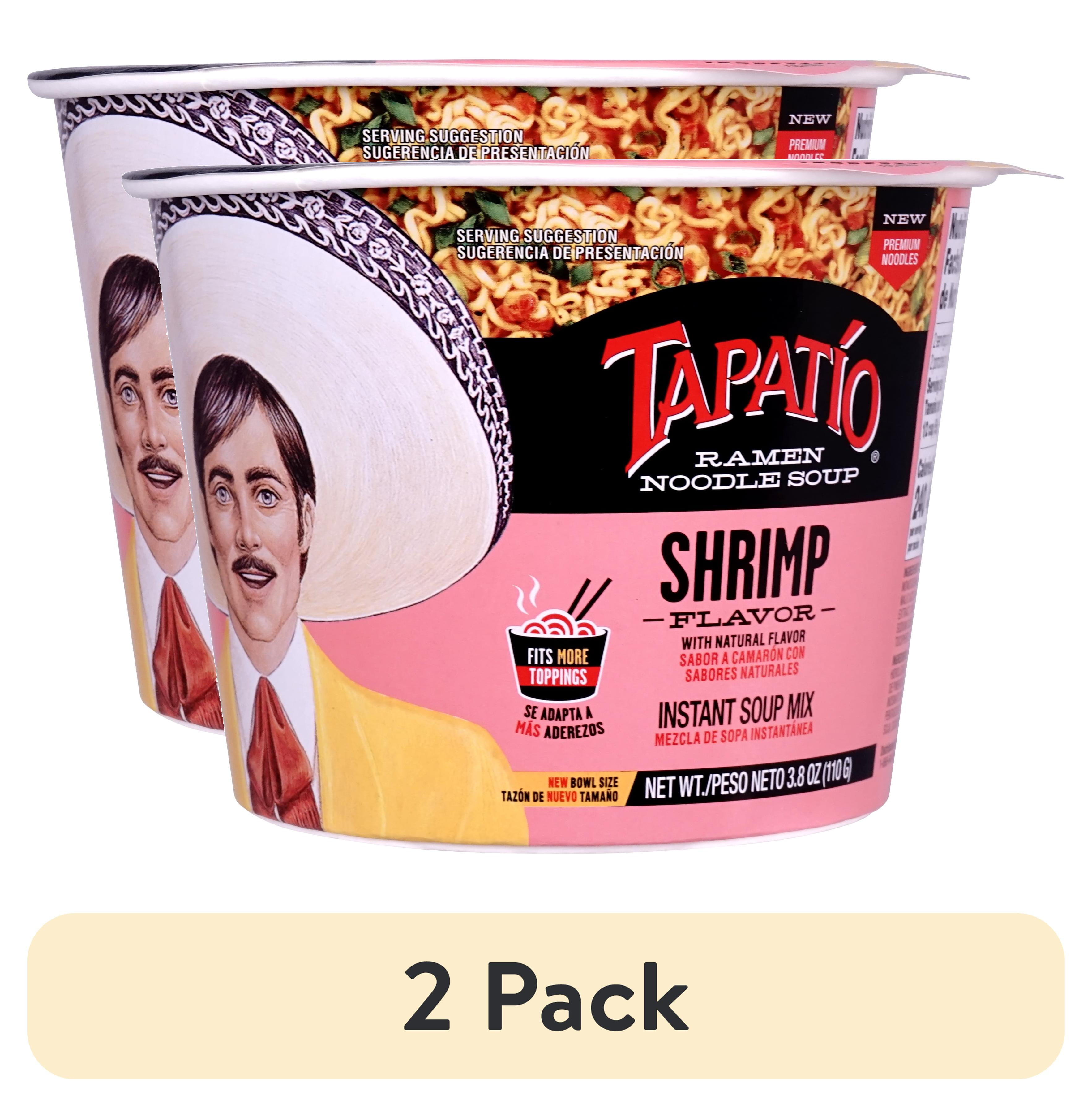 (2 pack) Tapatio Ramen Shrimp Bowl 3.8oz - Walmart.com