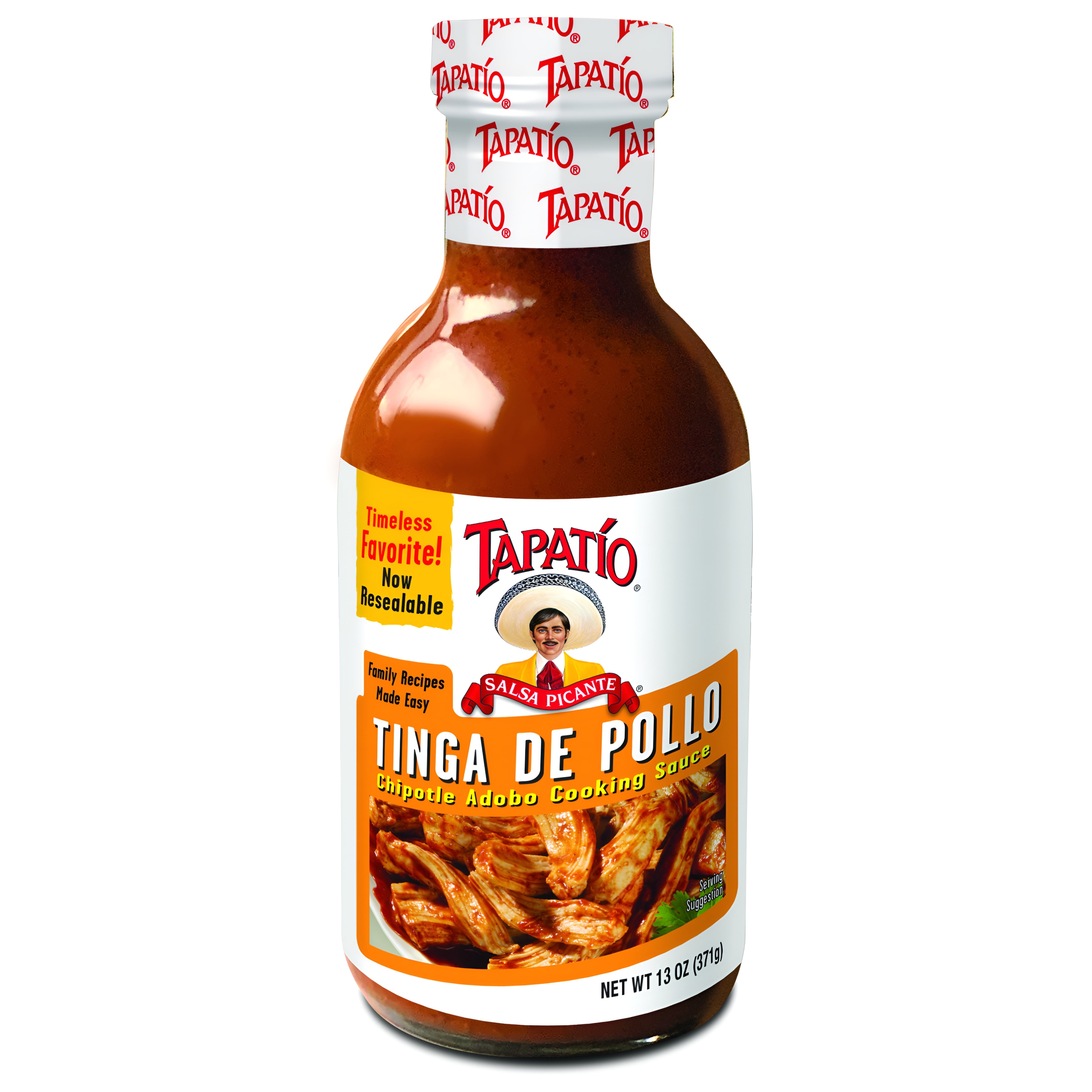 (2 pack) Tapatio Tinga De Pollo Cooking Sauce 13oz Liquid - Walmart.com