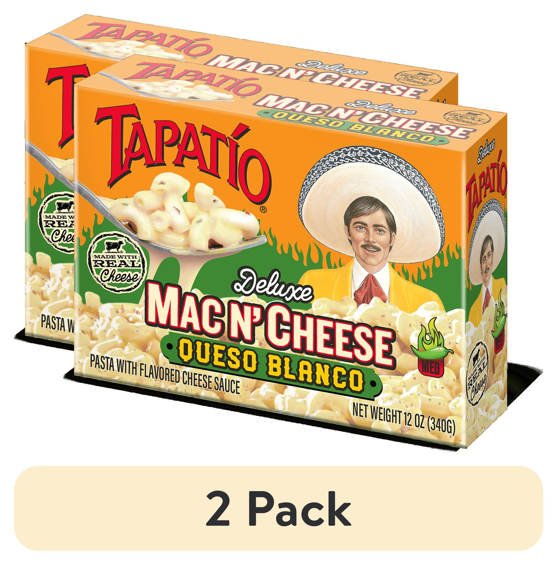 (2 pack) Tapatio Zesty Queso Blanco Mac & Cheese Deluxe (12 oz). Ready ...