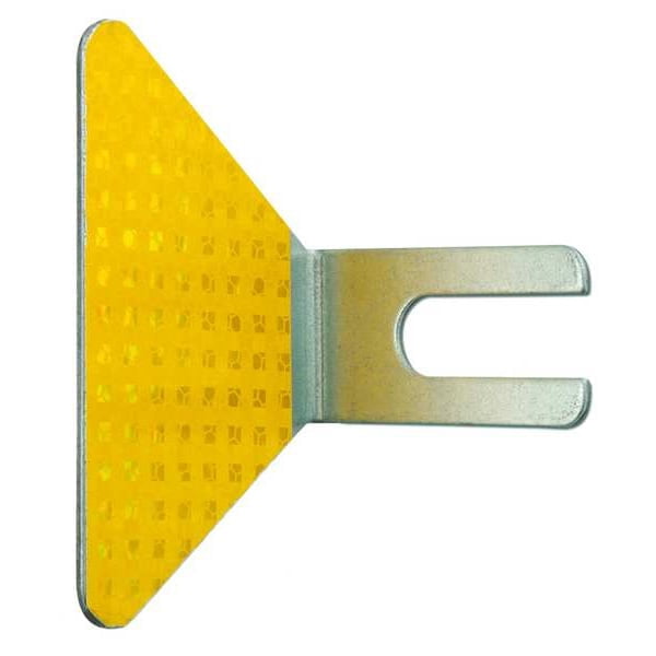 Tapco Reflector,Amber,Two Way,Steel,PK50 3113-00009 - Walmart.com