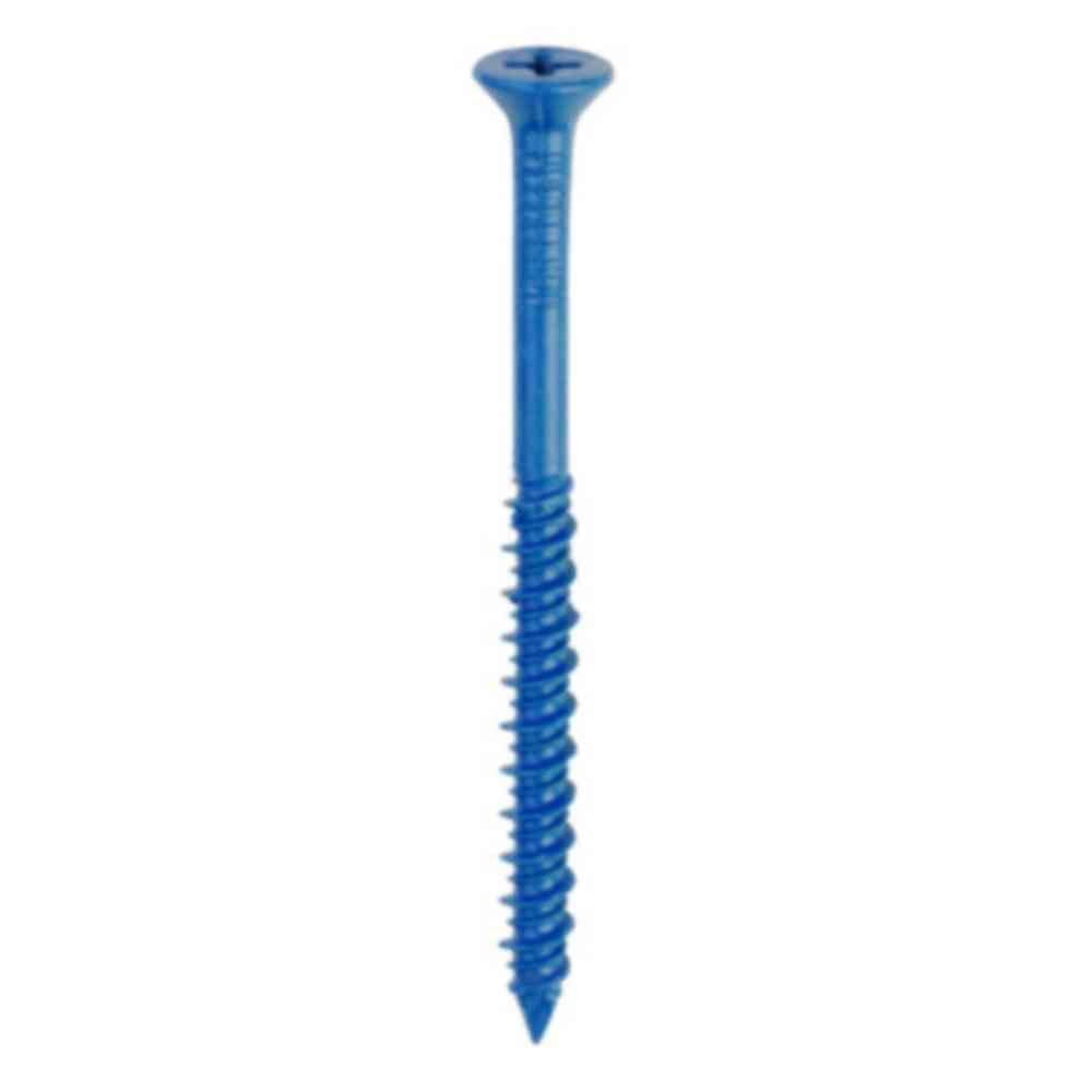 Tapcon 24397 Phillips Flat-Head Concrete Anchors, Blue, 3/16"x2-1/4", 25-Count, Each - Walmart.com