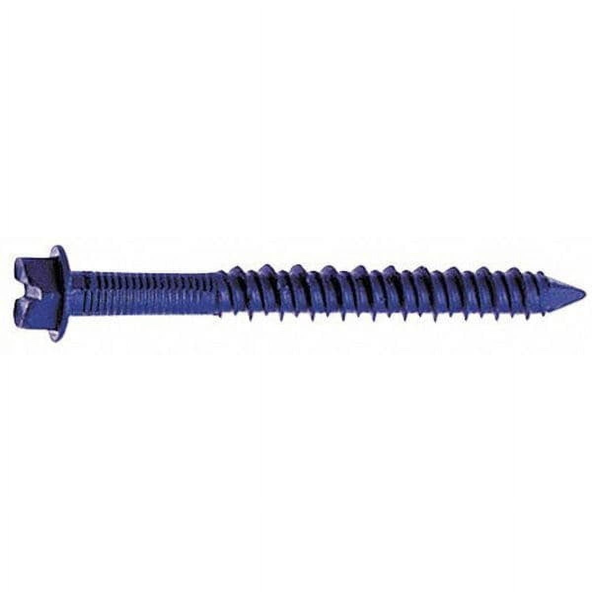 Tapcon Concrete Anchor Screw,Hex,1/4 in,PK100 3159407 - Walmart ...