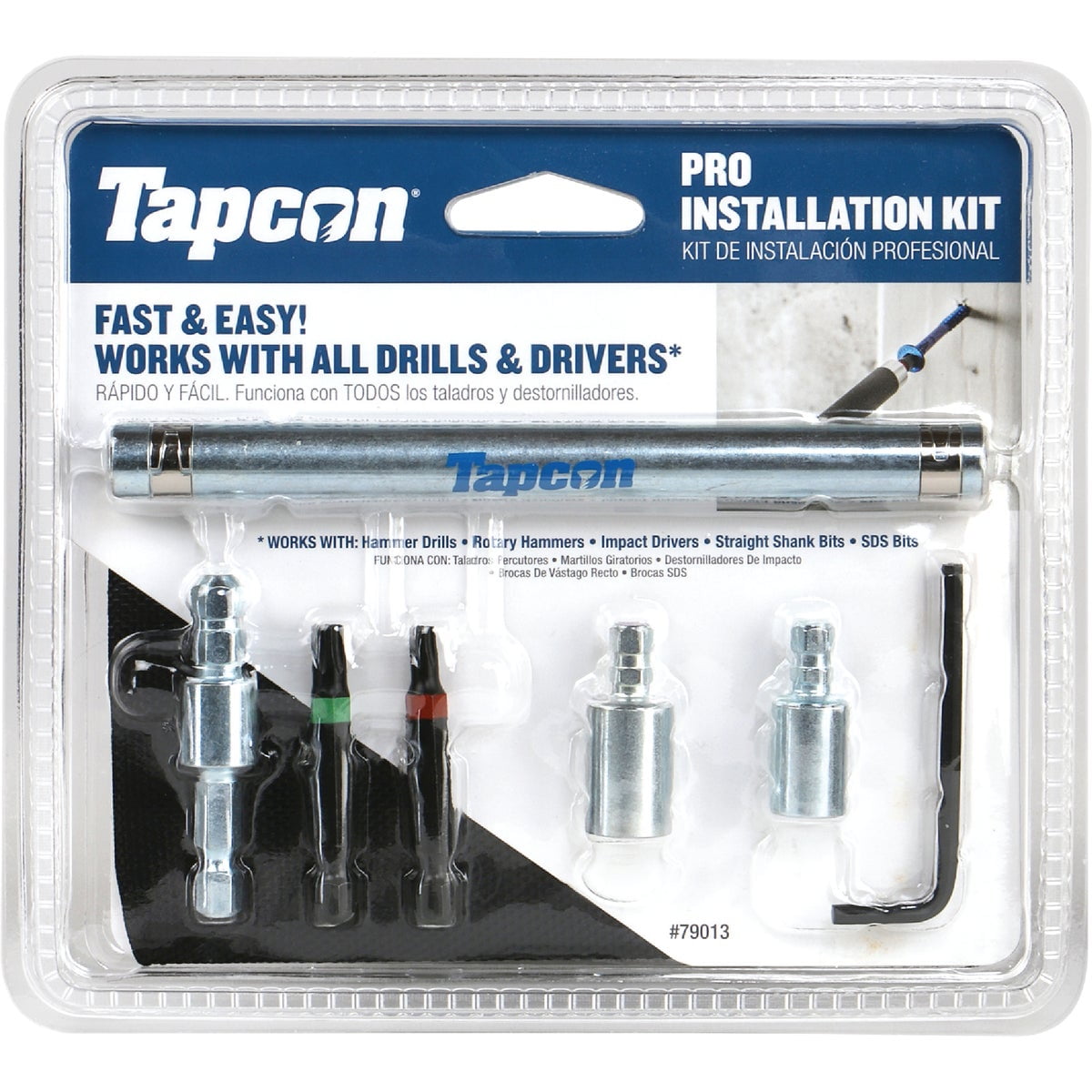 Tapcon Masonry Drill Set with Star Bit (8-Piece) 79013 - Walmart.com