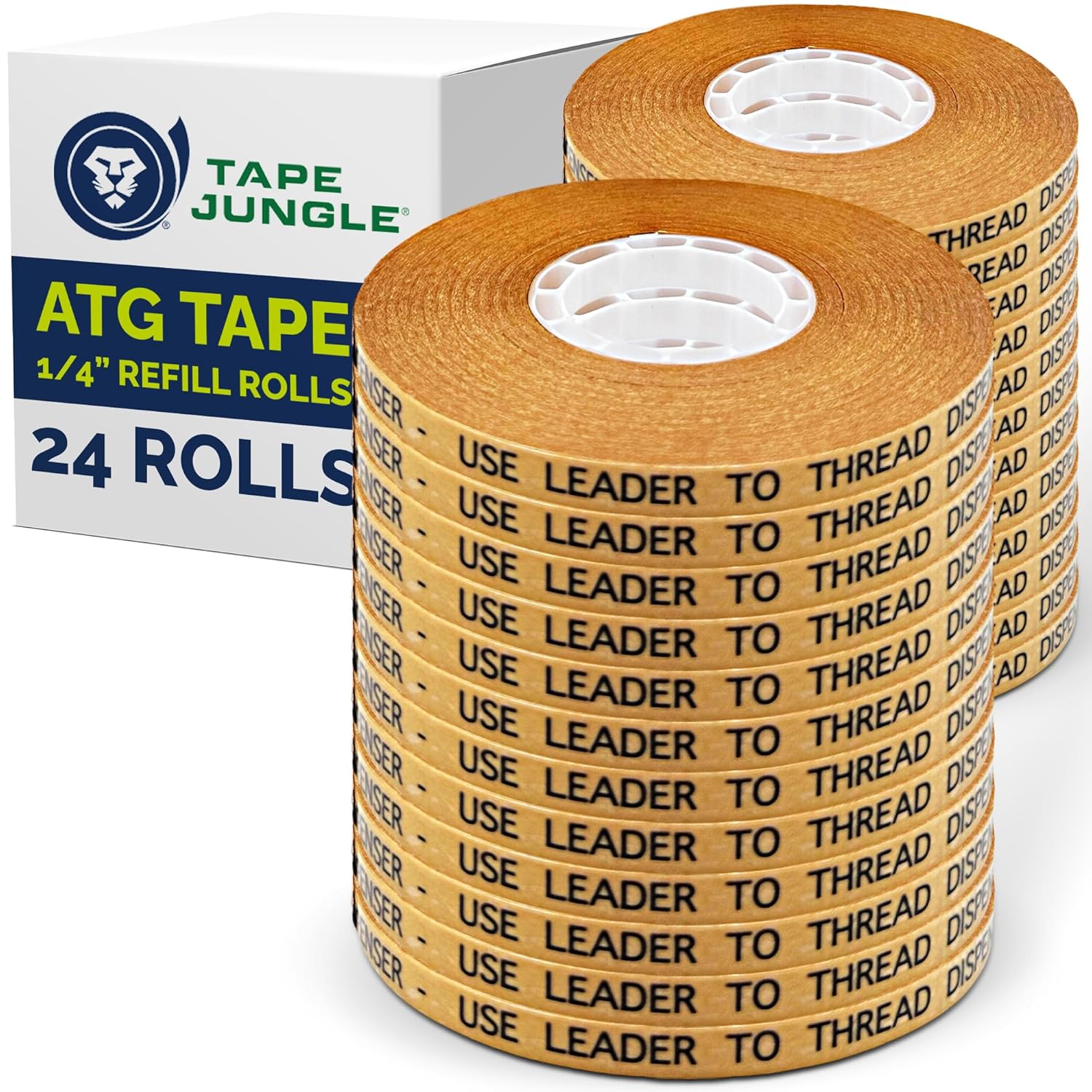 Tape [24 Rolls] 1/4" - Refill Rolls for Glider & #714 Dispenser ...