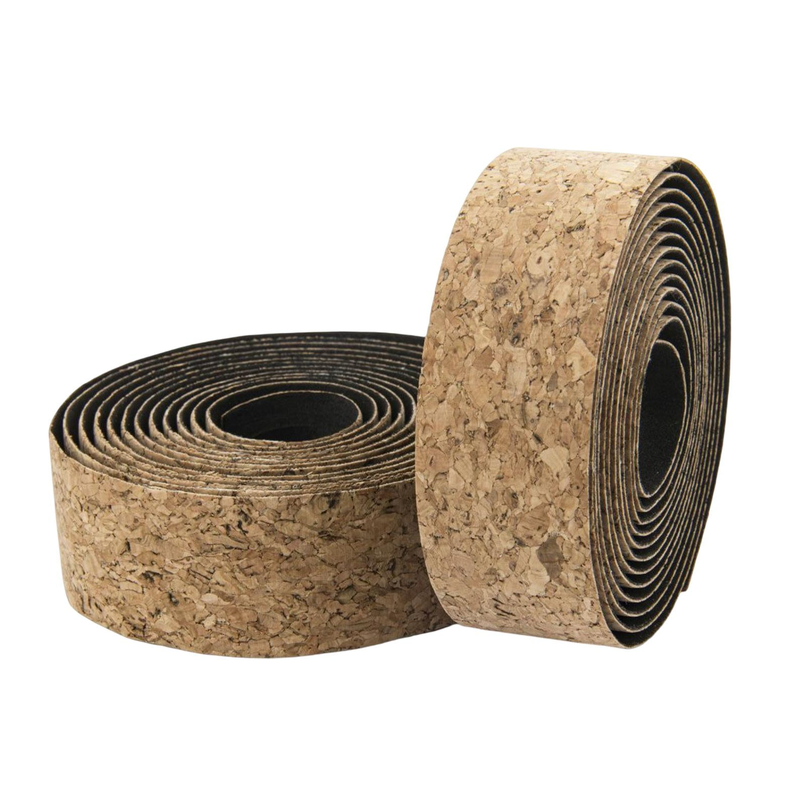 Tape Cork Bar Tape Adhesive Back Cycling with End PU Bike Handlebar ...