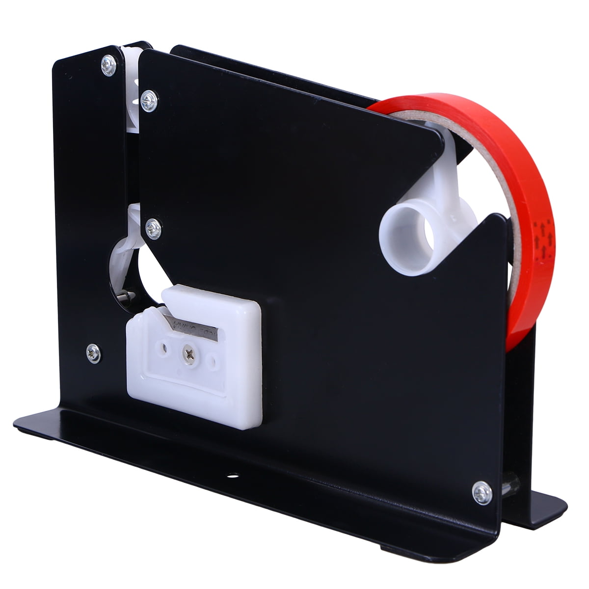 Tape Dispenser Heavy-Duty Bag Taper Scrunchies Black Stainless Adhesive ...