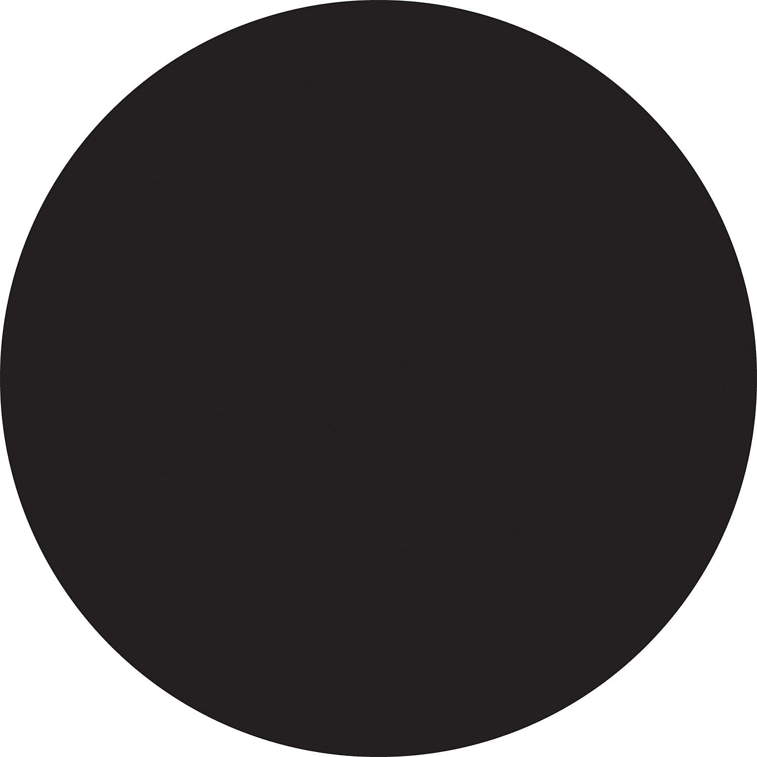 Tape Logic Inventory Circle Label,1.5",Black DL612F - Walmart.com