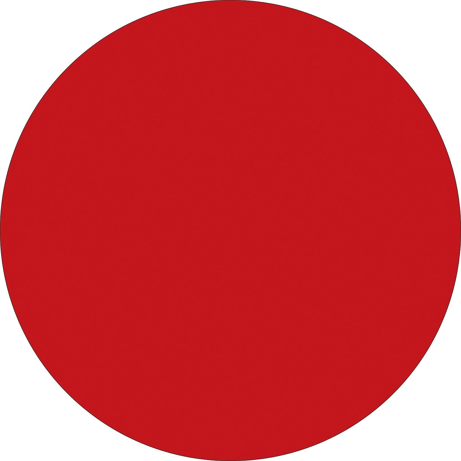 Tape Logic Inventory Circle Label,2",Red DL613A - Walmart.com