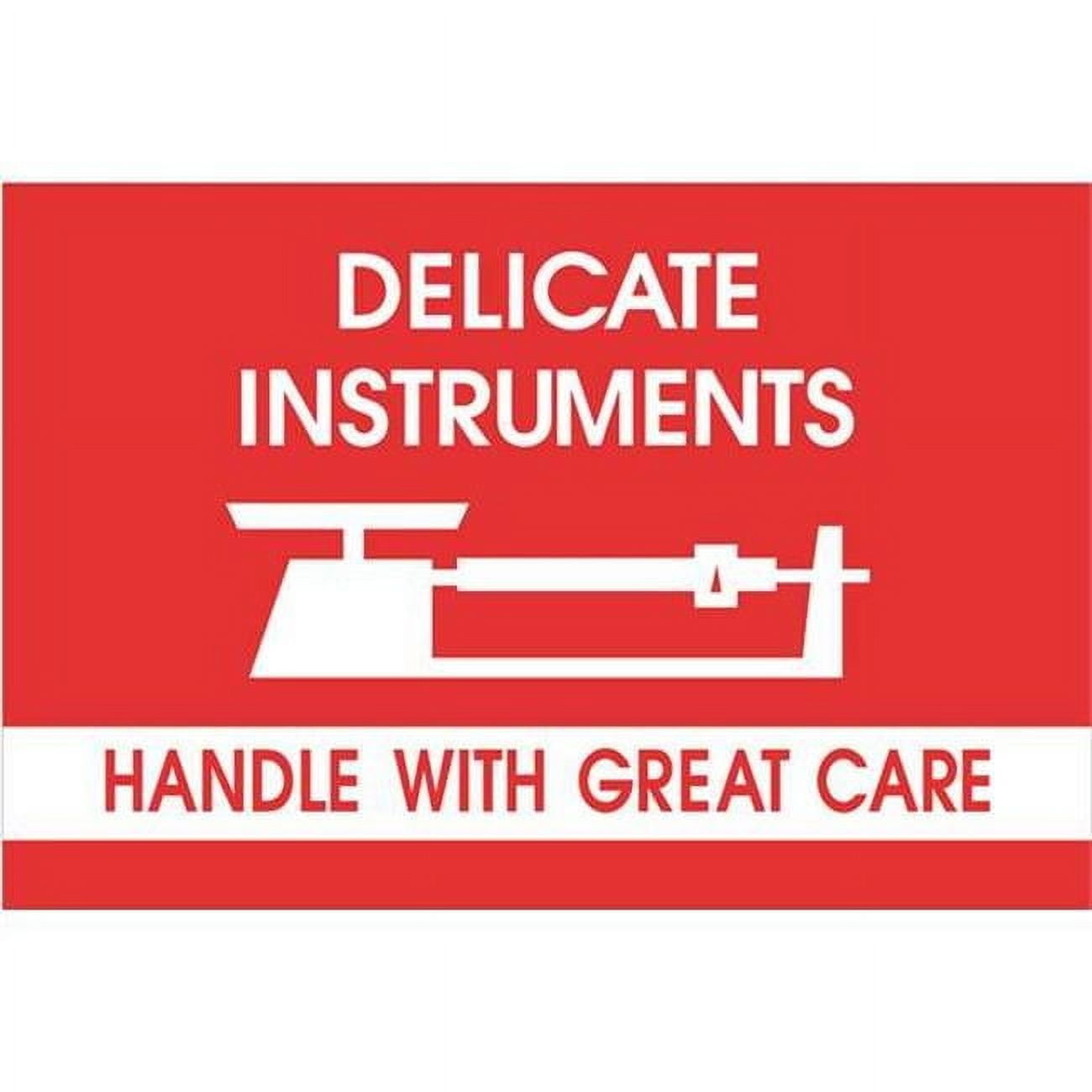 Tape Logic 2 x 3 in. - Delicate Instruments - HWC - Fragile Labels, Red ...