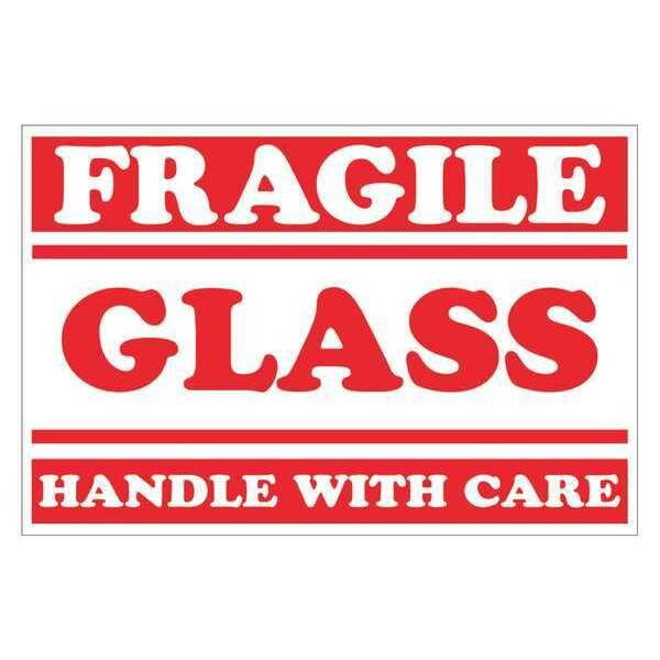 Tape Logic Label,Fragile Glass HWC,2x3" DL1058 - Walmart.com