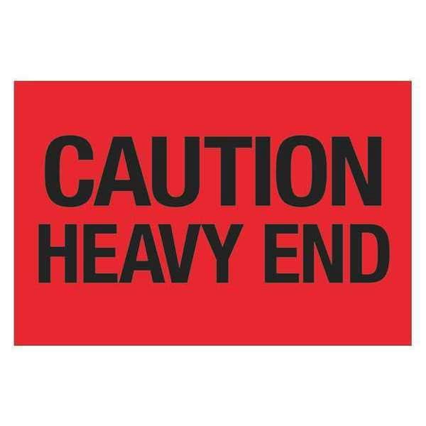 Tape Logic Label,Caution Heavy End,2x3" DL1073 - Walmart.com