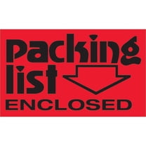 Tape Logic DL1110 3 x 5 in. - Mixed Load Fluorescent Red Labels - Roll ...