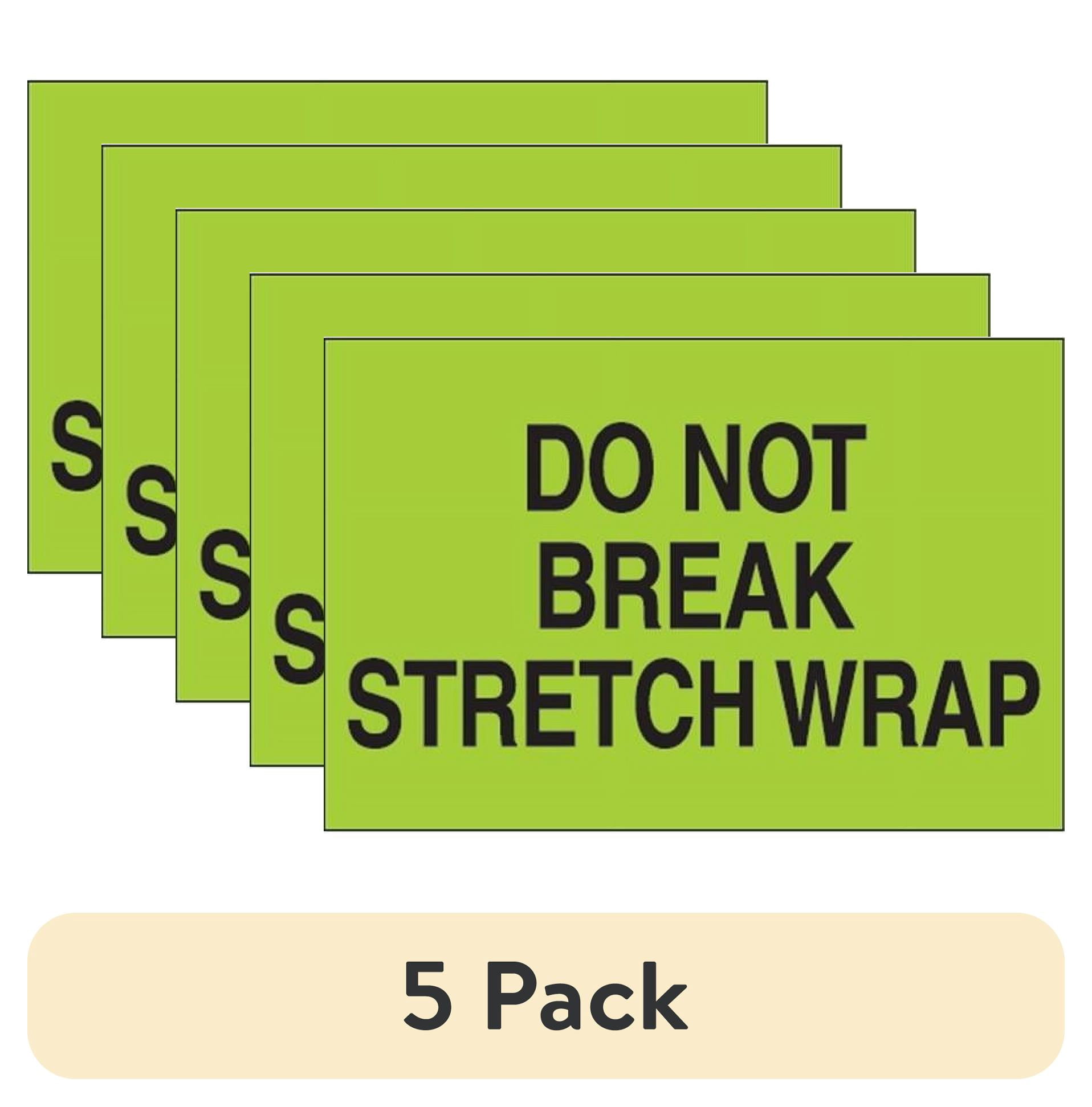 (5 pack) Tape Logic DL1102 2 x 3 in. - Do Not Break Stretch Wrap ...