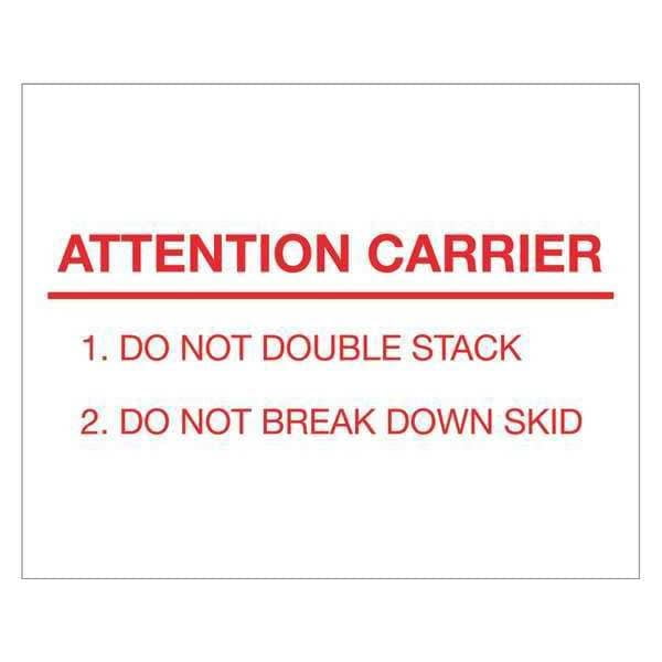 Tape Logic Label,Attention Carrier,8x10" DL1231 - Walmart.com