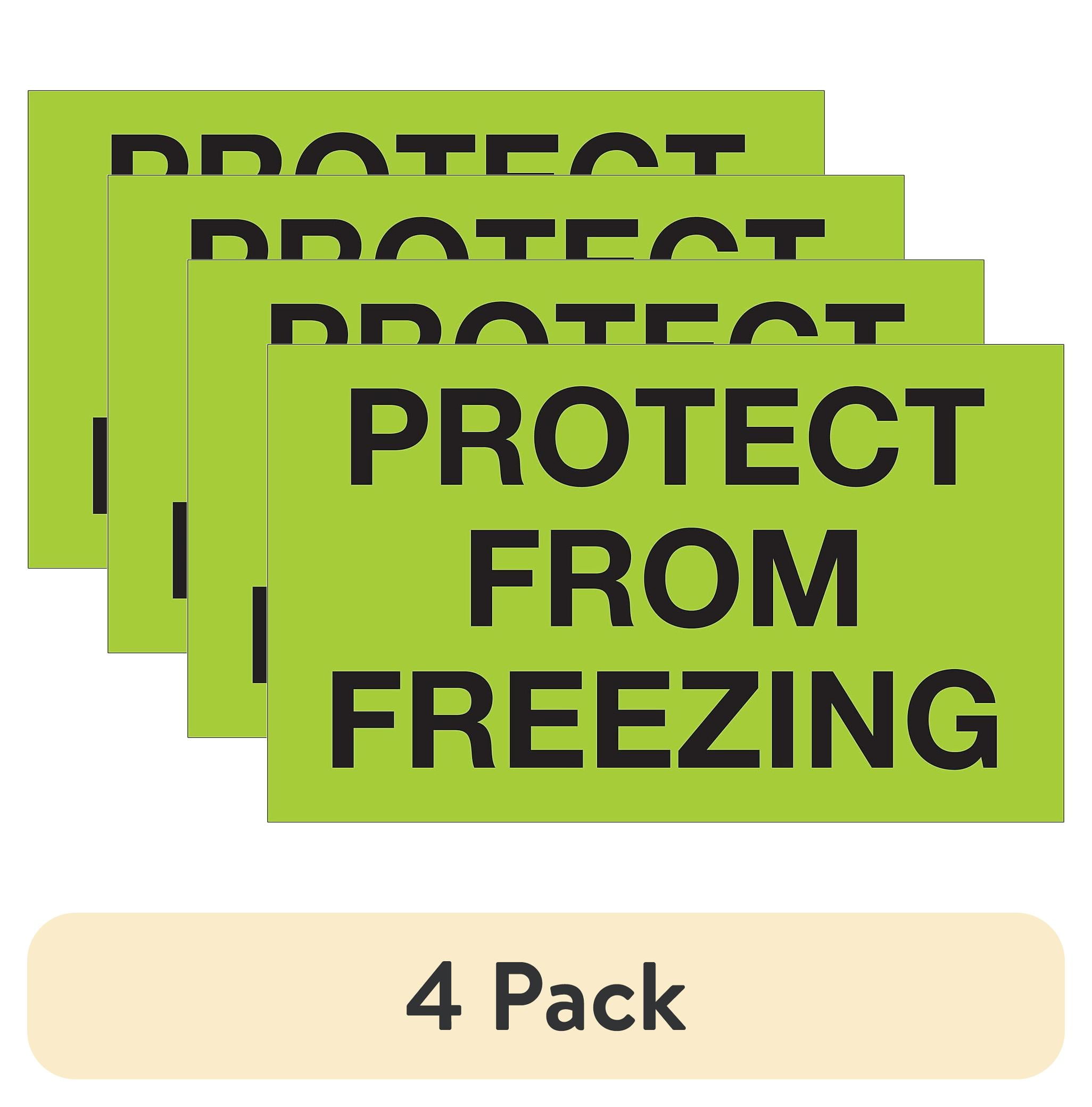 (4 pack) Tape Logic DL1329 3 x 5 in. - Protect From Freezing ...