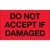 Tape Logic Inventory Rectangle Labels 4" x 4" Fluorescent Red 500/Roll ...