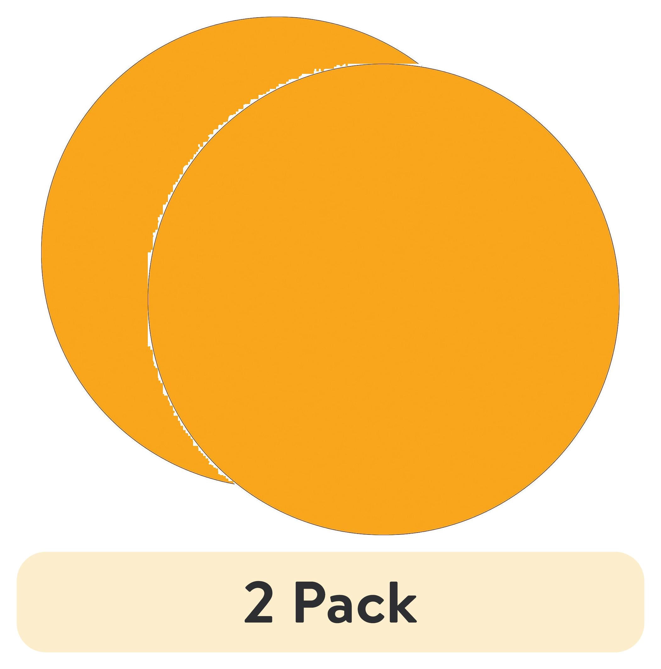 (2 pack) Tape Logic Inventory Circle Labels 1 1/2" Fluorescent Orange ...