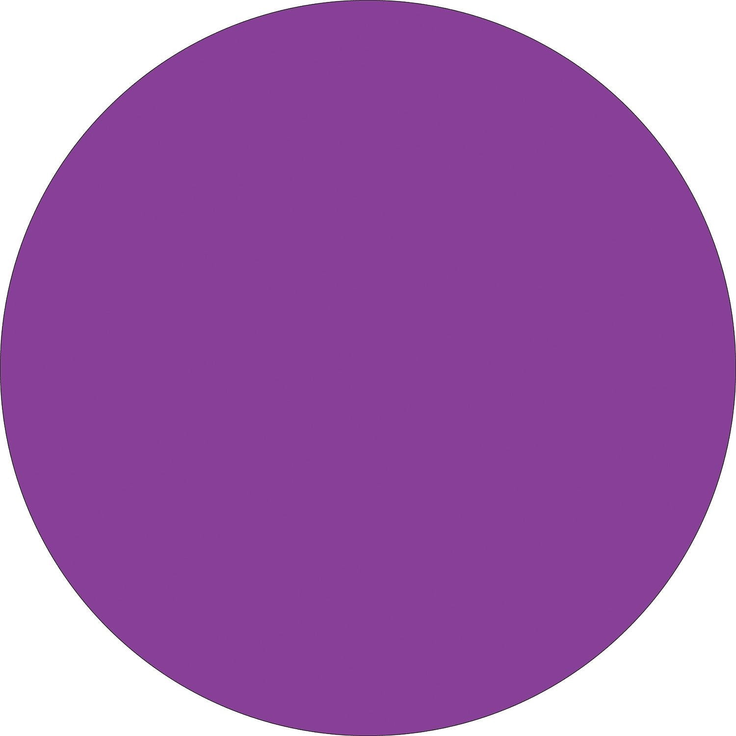 Tape Logic Inventory Circle Labels 1/2" Purple 500/Roll DL690M ...