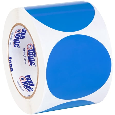 Tape Logic Inventory Circle Labels 4" Black 500/Roll DL615F - Walmart.com