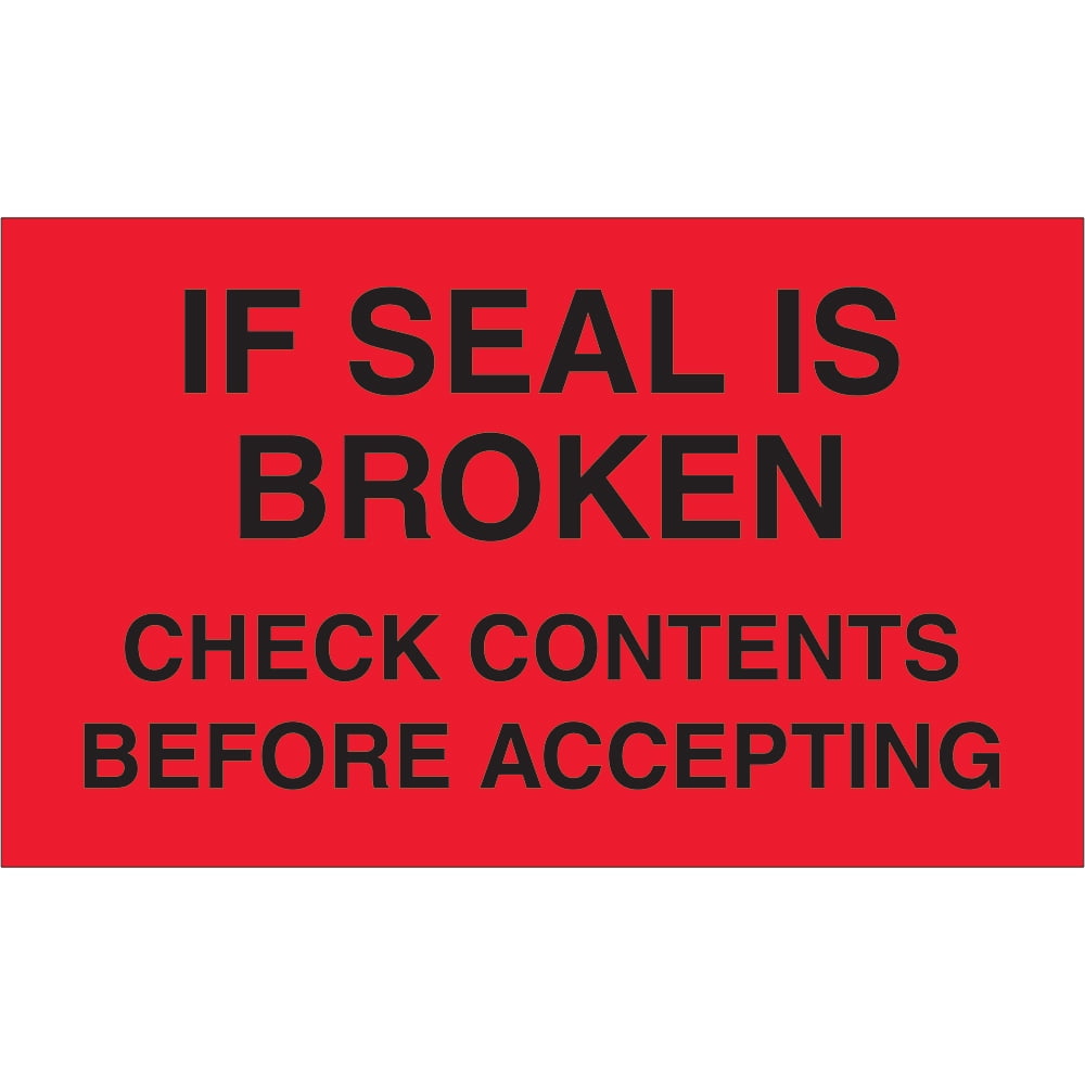 Tape Logic Label,Check Contents,3x5" DL3171 - Walmart.com