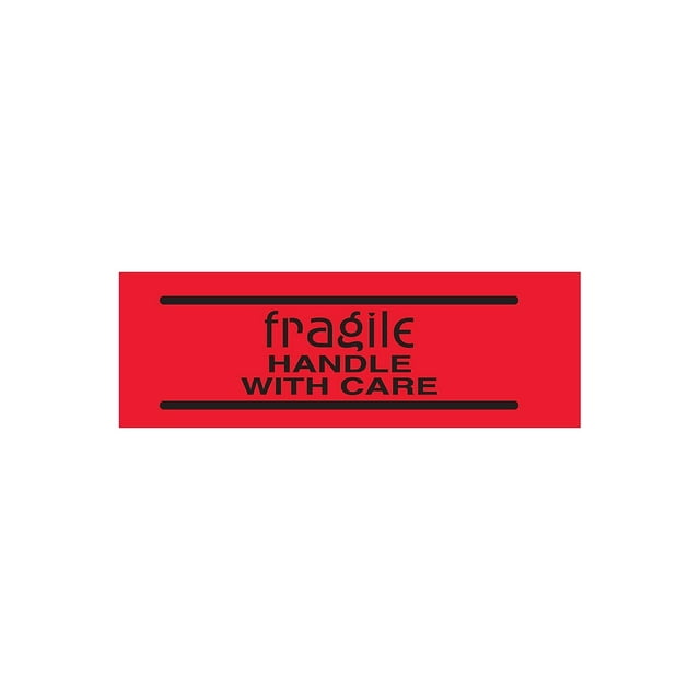 Tape Logic Label,Fragile HWC,2x3" DL3601 - Walmart.com