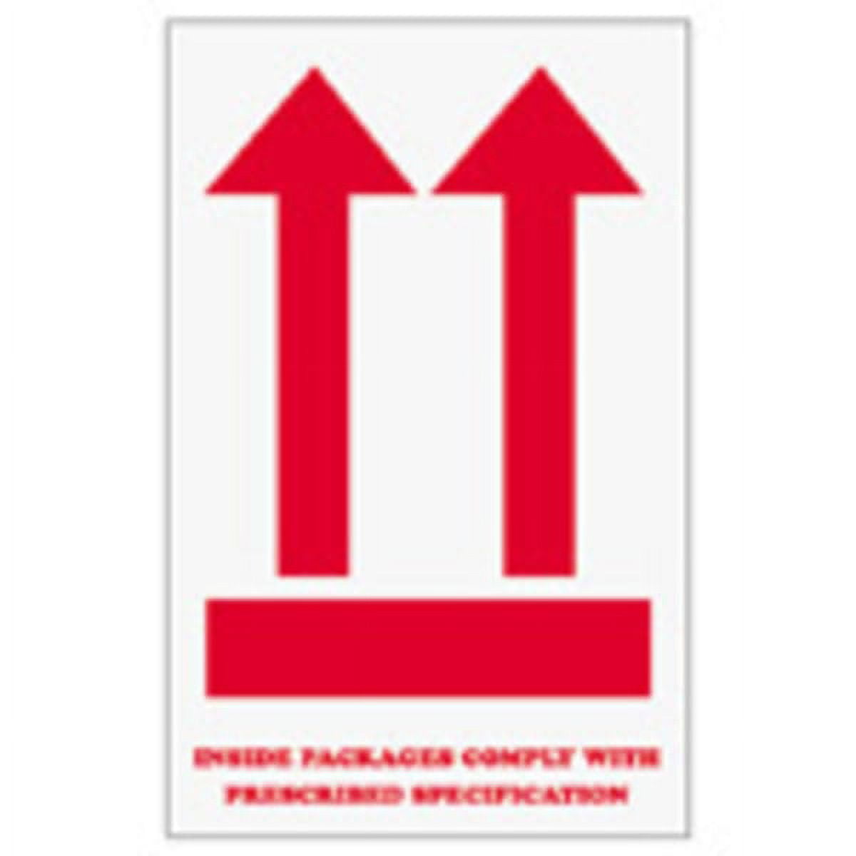 Tape Logic Label,Inside Packages Comply Arrow SCL835 - Walmart.com