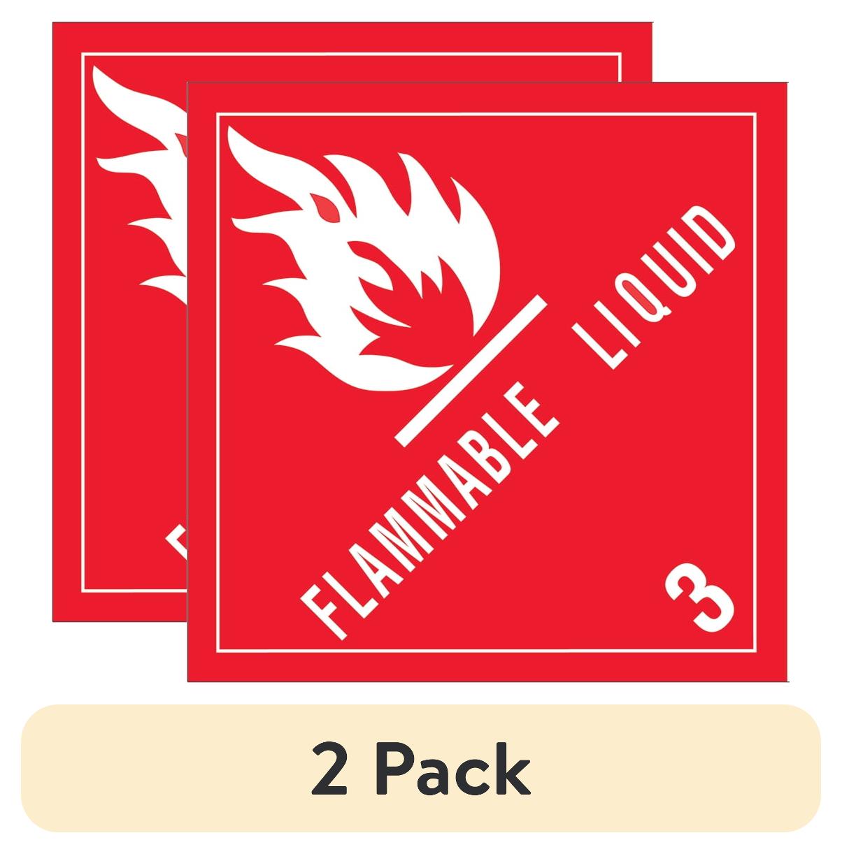 (2 pack) Tape Logic Label,Methanol,4x4 3/4" DL517P1 - Walmart.com