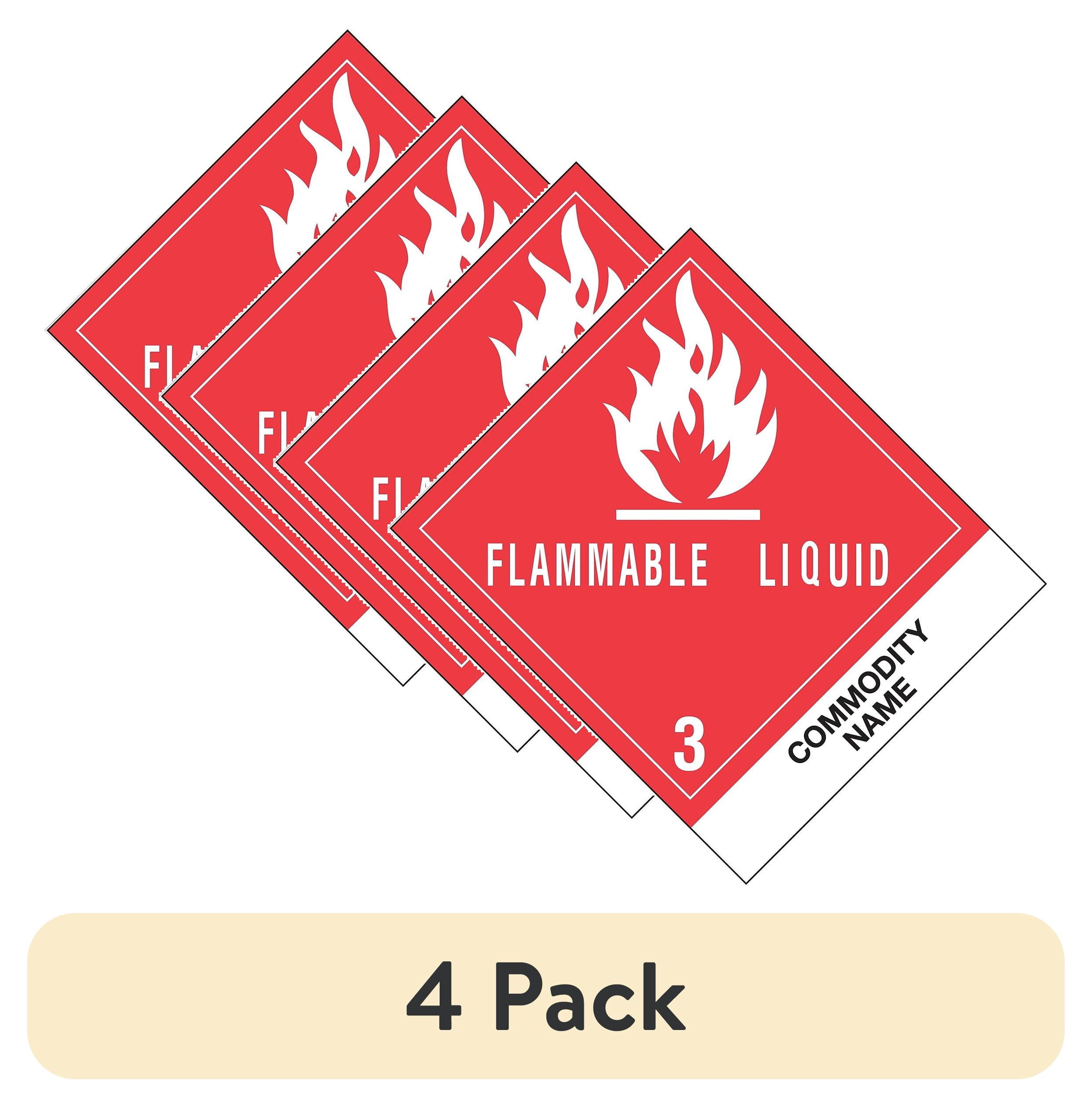 (4 pack) Tape Logic Label,Resin Solution,4x4 3/4" DL512P8 - Walmart.com