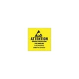 Tape Logic Label,Attention,Observe Precautions,4x4" DL9081 - Walmart.com