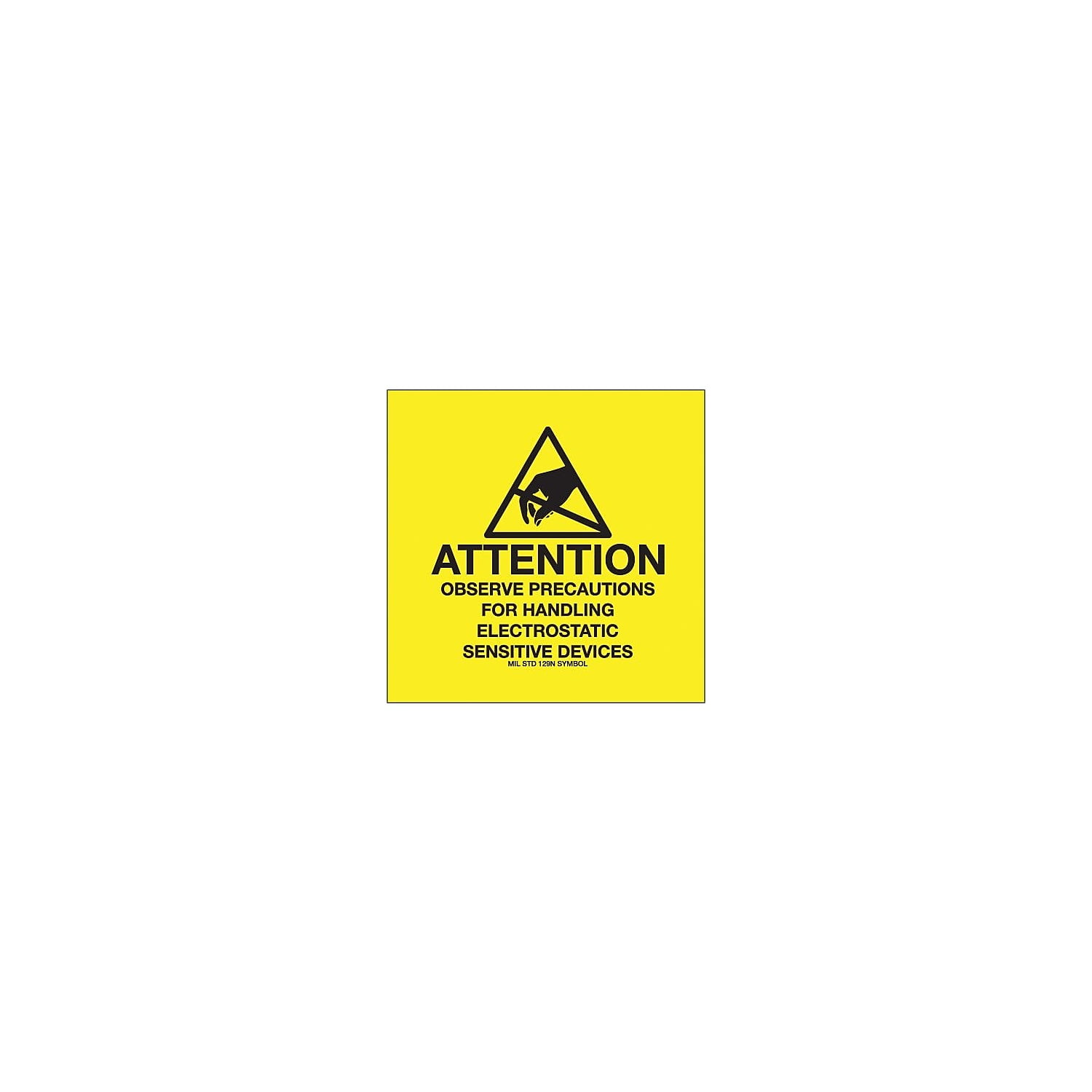Tape Logic Label,Attention,Observe Precautions,4x4" DL9083 - Walmart.com