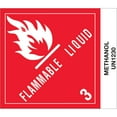 Tape Logic® Preprinted Shipping Labels, DL517P1, Methanol, Square, 4" x ...