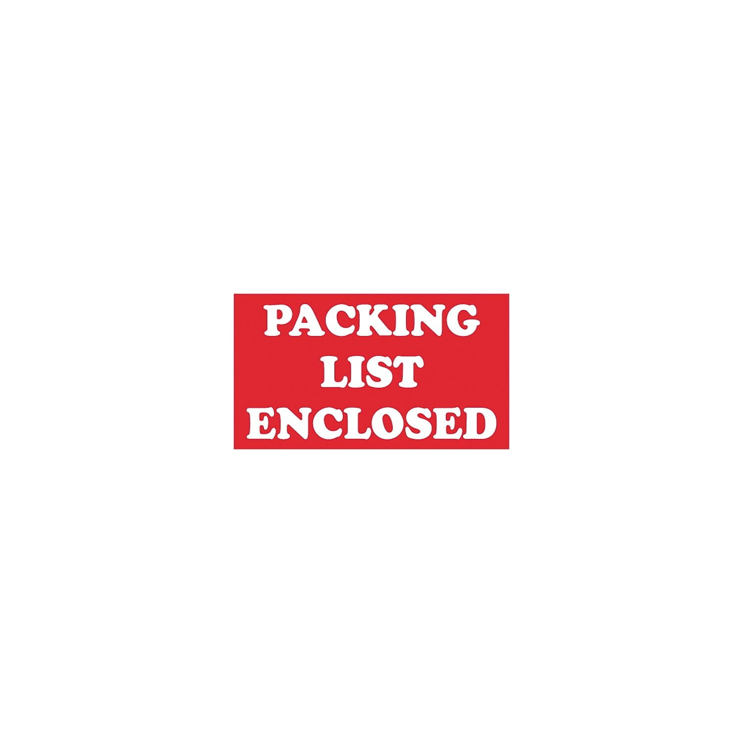 Tape Logic Label,Packing List Enclosed,3x5" SCL538 - Walmart.com