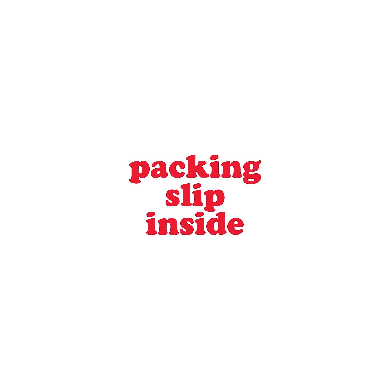 Tape Logic Label,Packing Slip Inside 3x5",Red/Wht SCL556 - Walmart.com
