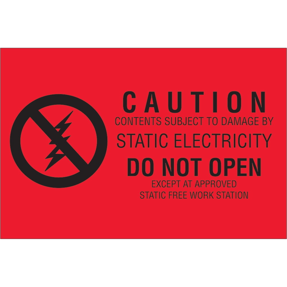BOX Anti-Static Label - Walmart Business Supplies