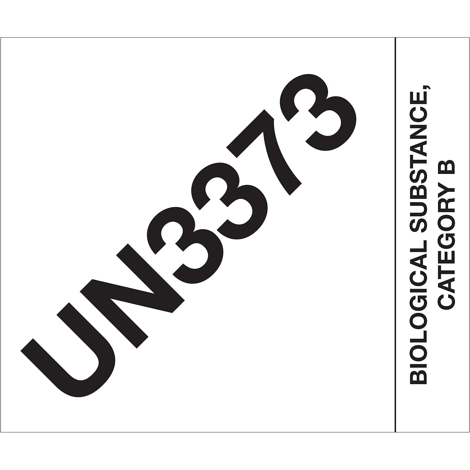 Tape Logic Label,UN3373 Biological,4x4 3/4" DL1404 - Walmart.com
