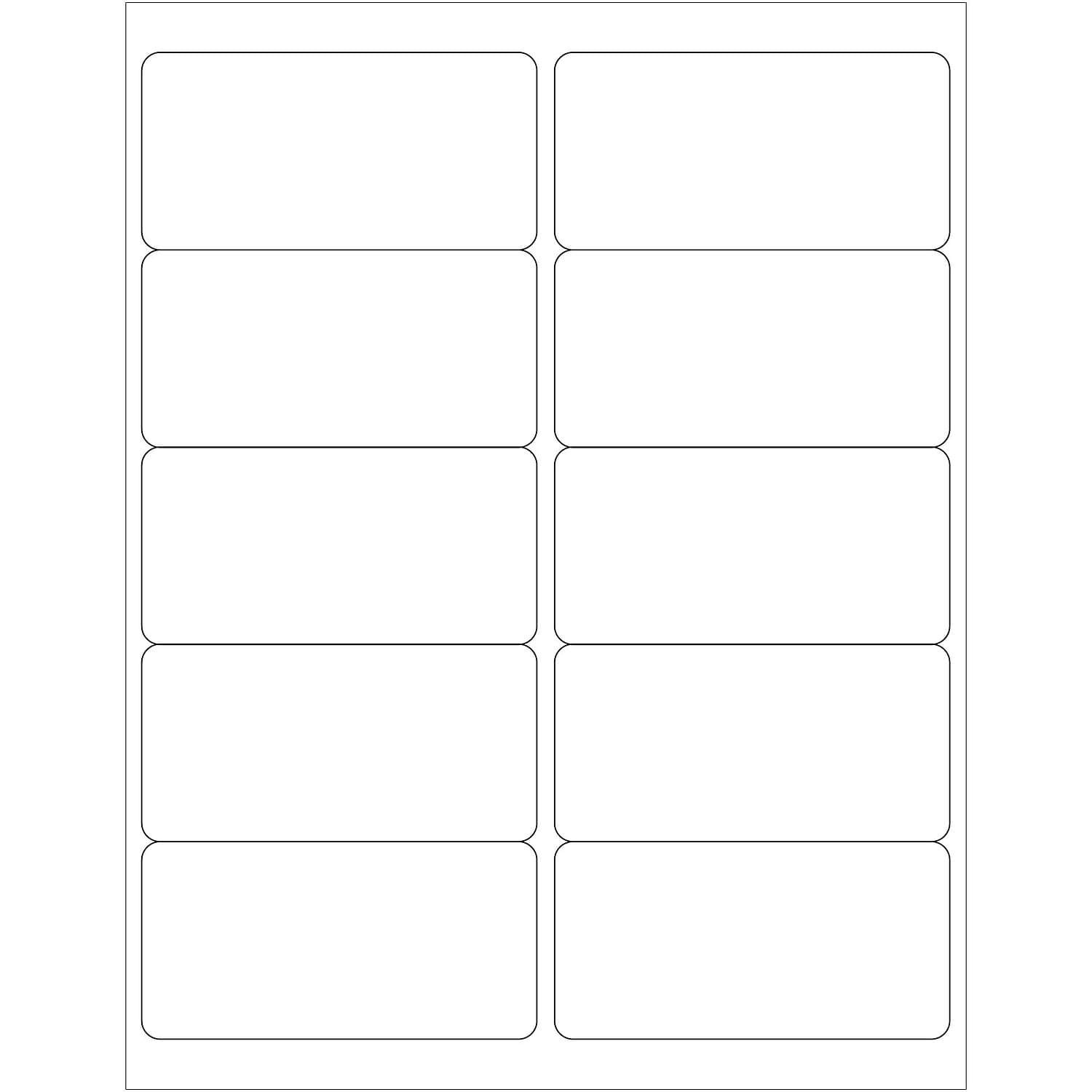 Tape Logic Laser Labels Rectangle Master Case 4" x 2" White 10 000/Case ...