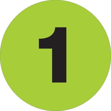Tape Logic Labels,Number 11,3" Circle DL1352 - Walmart.com