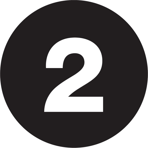 Tape Logic® Permanent Inventory Labels, DL1352, Number 11, Round, 3 ...