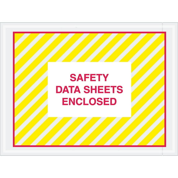 Tape Logic SDS Envelopes "Safety Data Sheets Enclosed" 4 1/2" x 6 ...