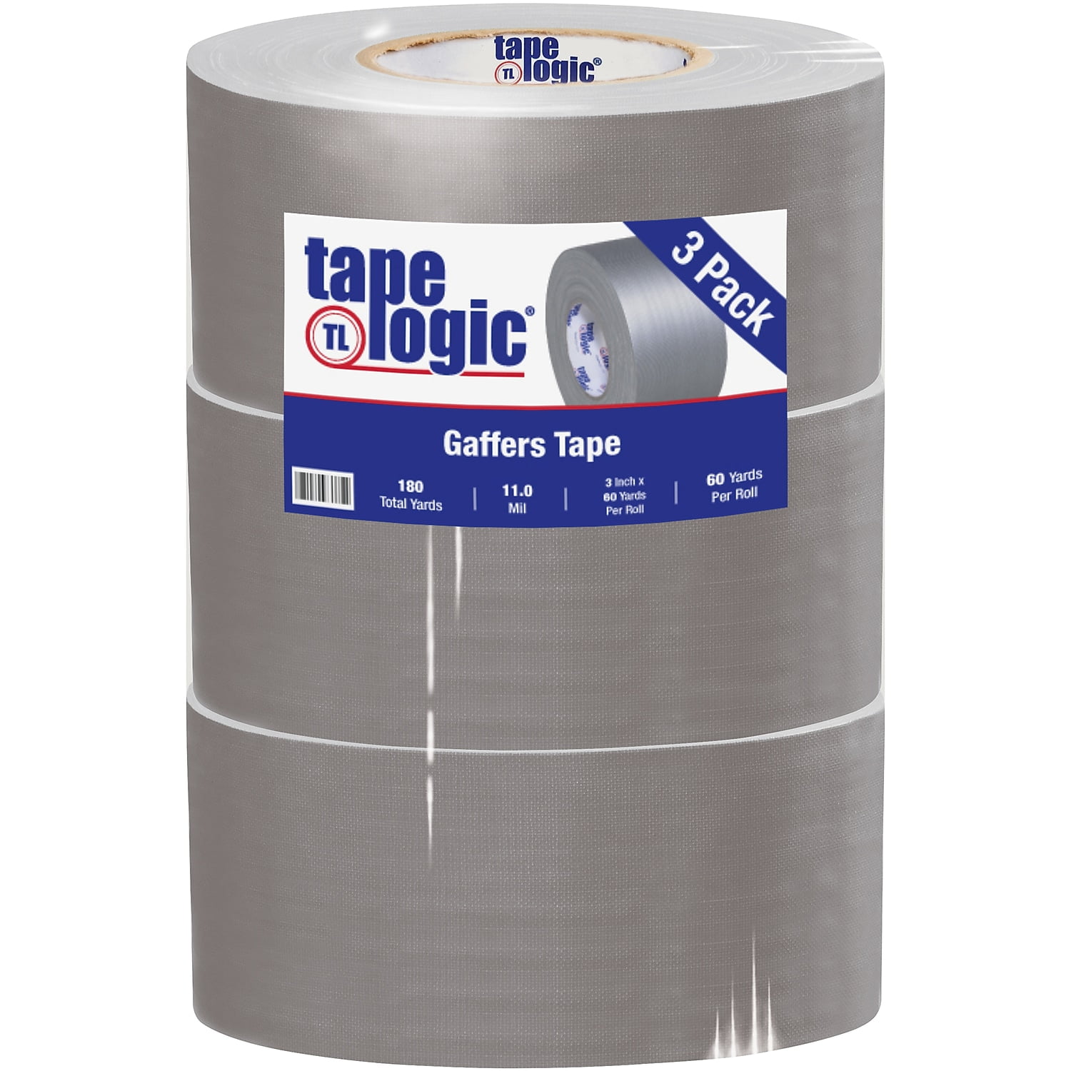 Tape Logic Gaffers Tape,3"x60 yd.,11 mil,Grn,PK3 T98818GR3PK - Walmart.com