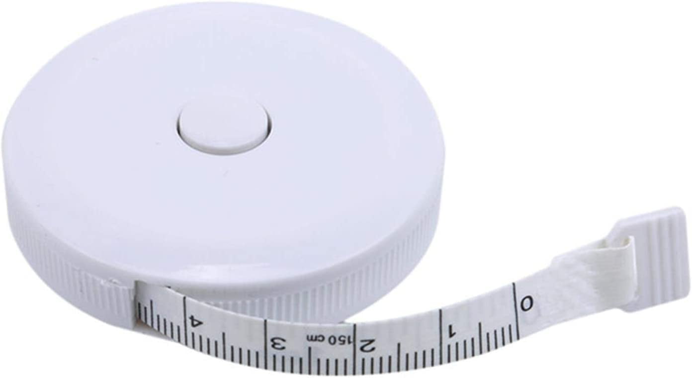 Tape Measure 150 cm 60 Inch Push Button Tape Body Measuring Soft ...