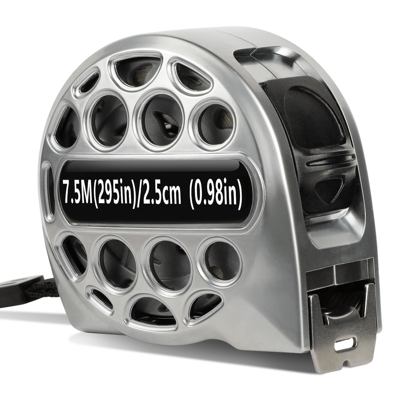 Tape Measure 25FT/7.5M Stainless Steel Measuring Tape with Double Sided ...