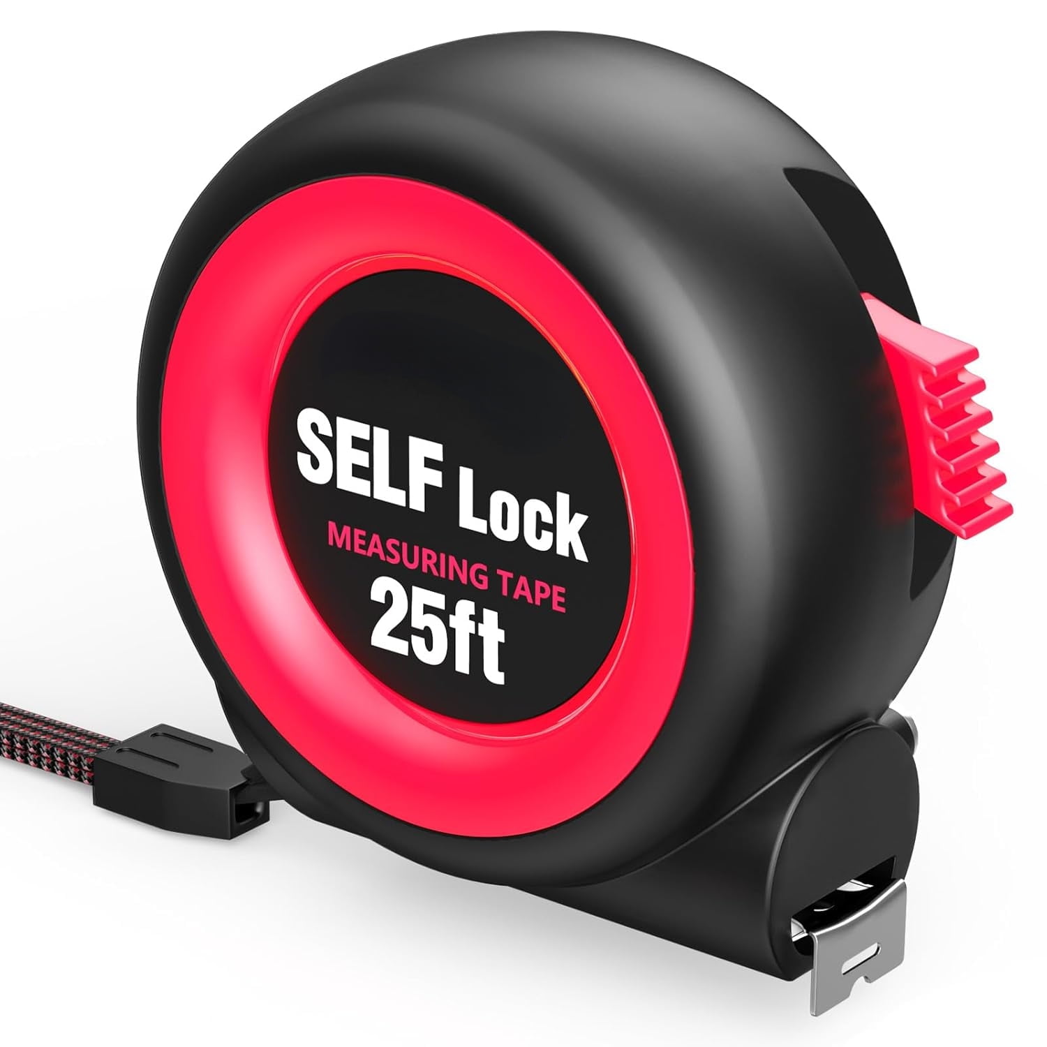 Tape Measure, 25FT,Self-Locking Tape Measure, Steel Made Retractable ...