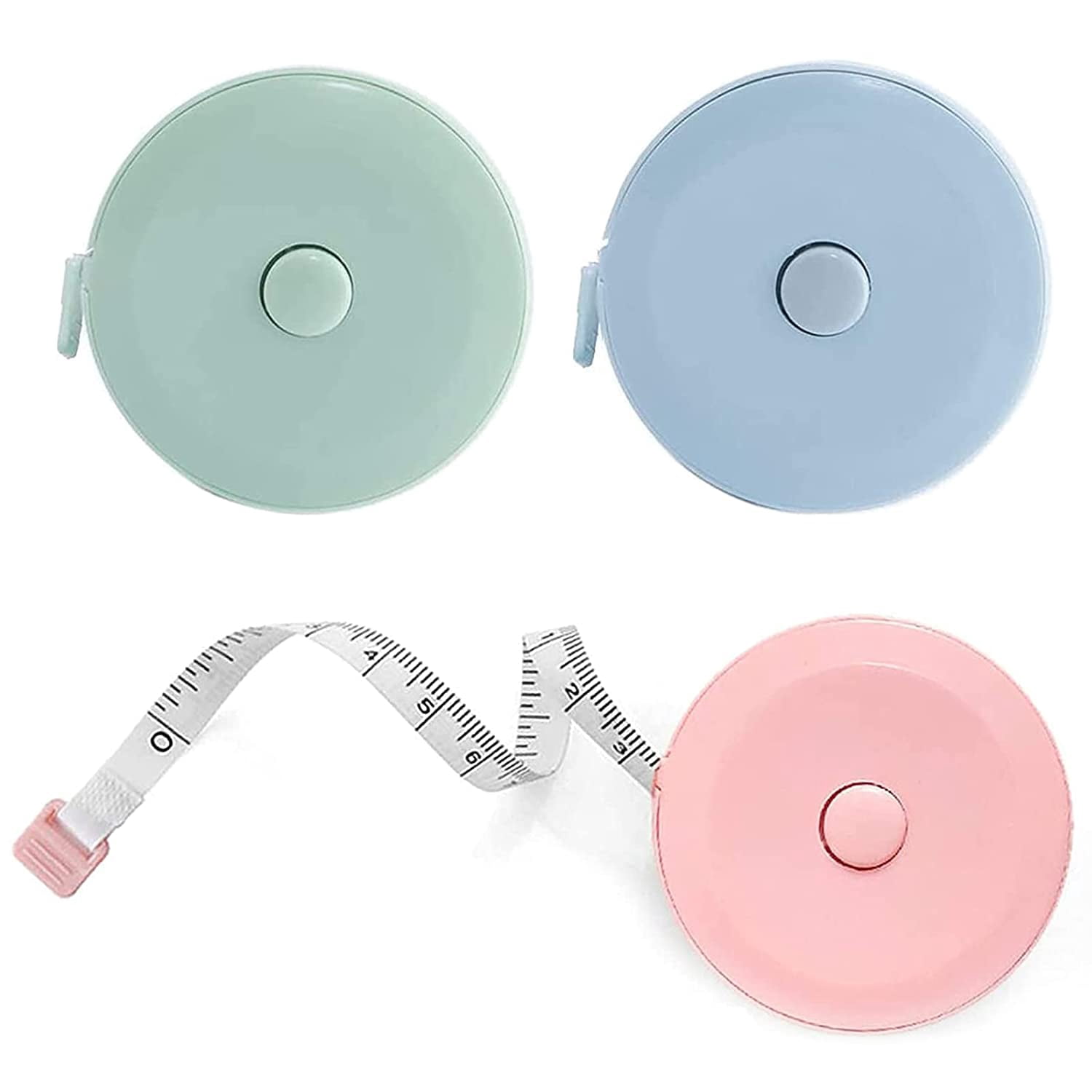 Tape Measure,3 Pack Soft Sewing Tape Measure for Body Measuring,150 cm ...