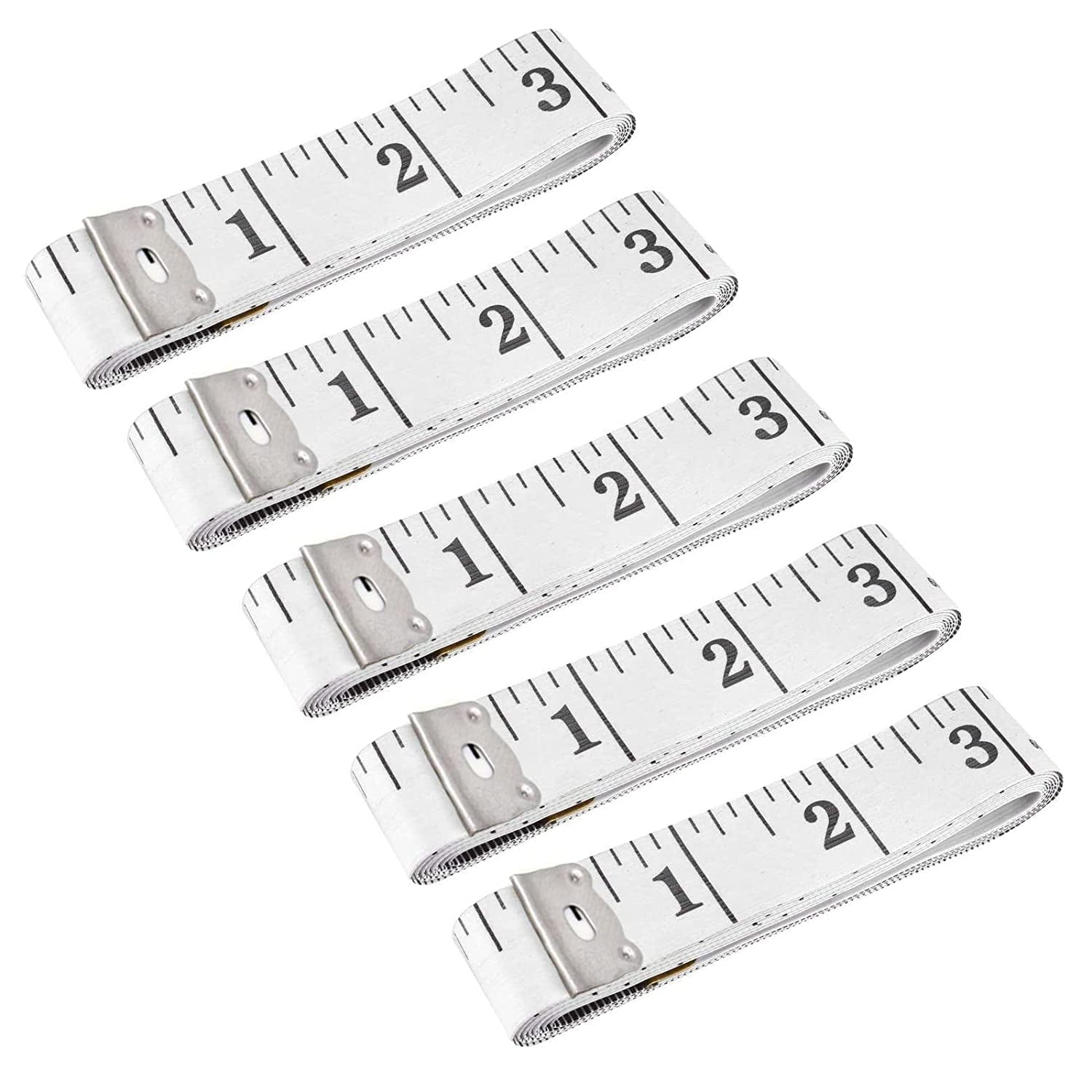 Tape Measure for Body Measuring, 5 Pack Double Scale Soft Measuring ...