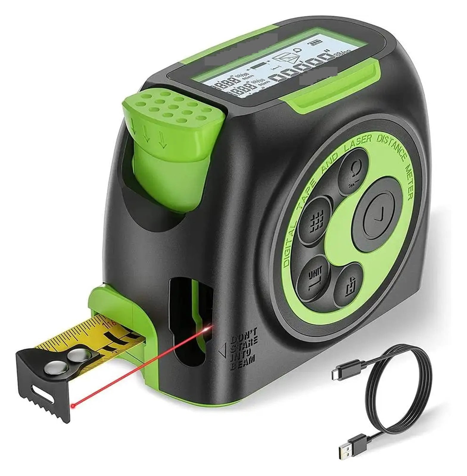 Tape Measure Distance Meter Measuring Digital Ranfinder High Precision ...